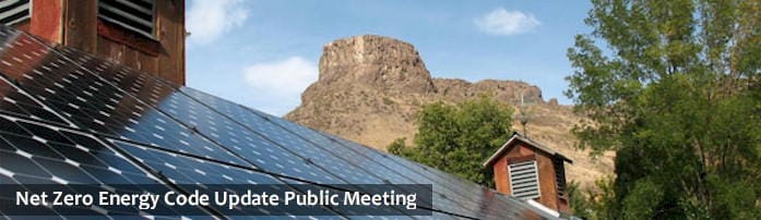 6-8:30PM Net Zero Energy Code Project Update @ City Hall