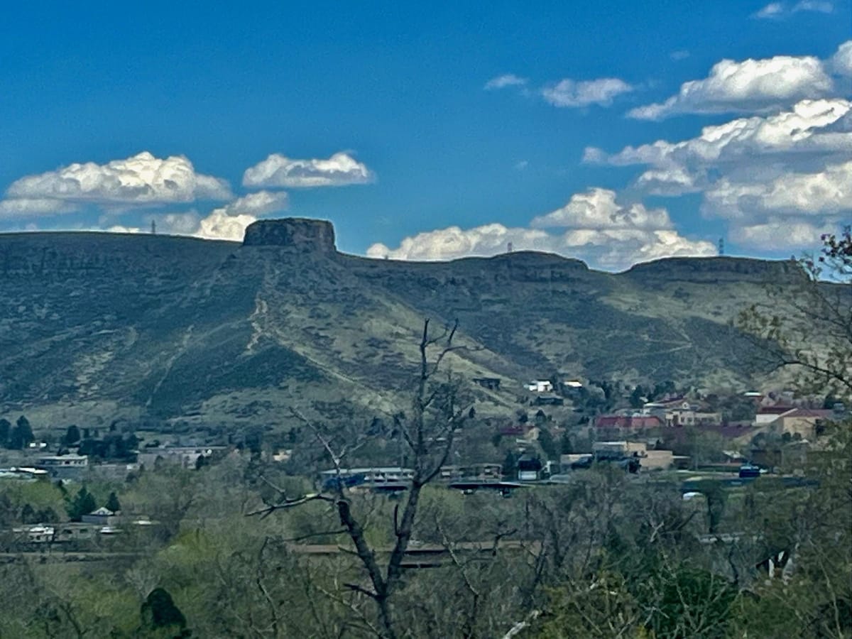 Castle Rock from the Welch Ditch Trail