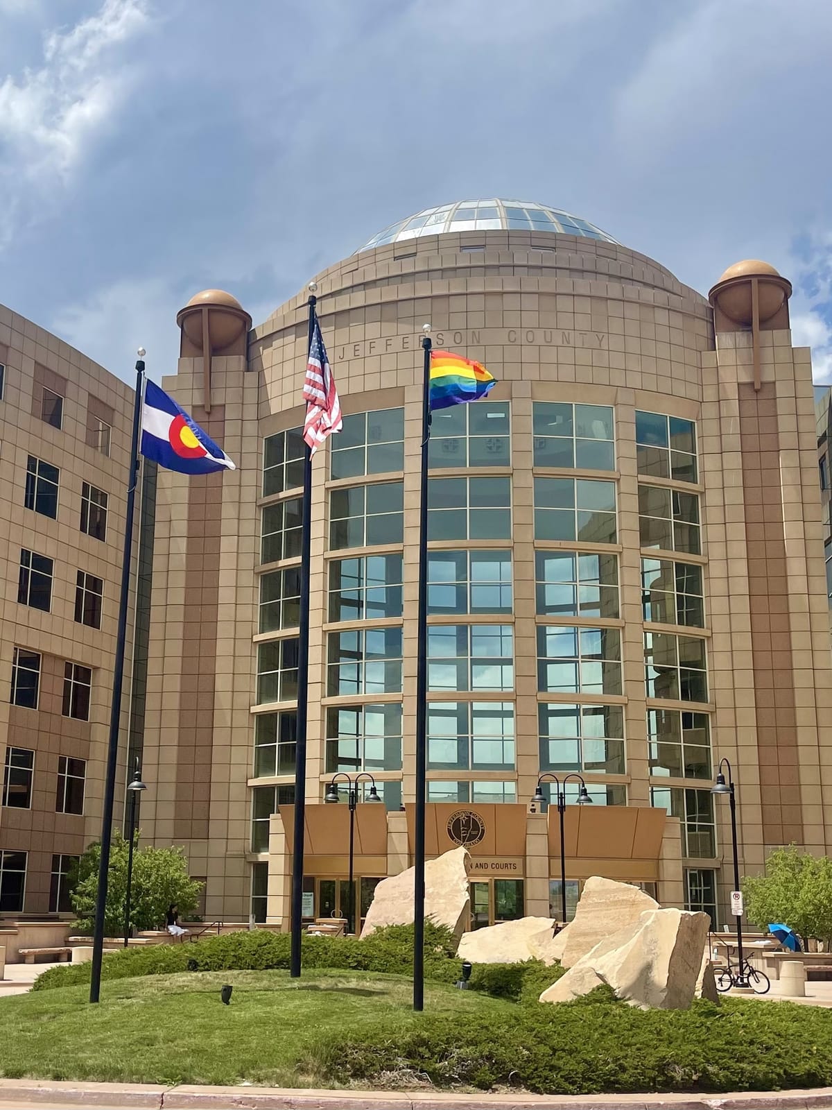 Flags, Flags, Flags at the Courthouse