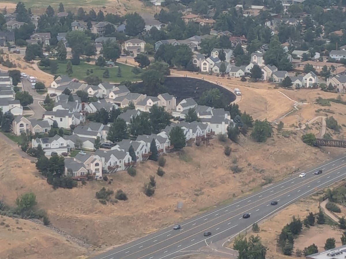 Fire in New Loveland Mine Park