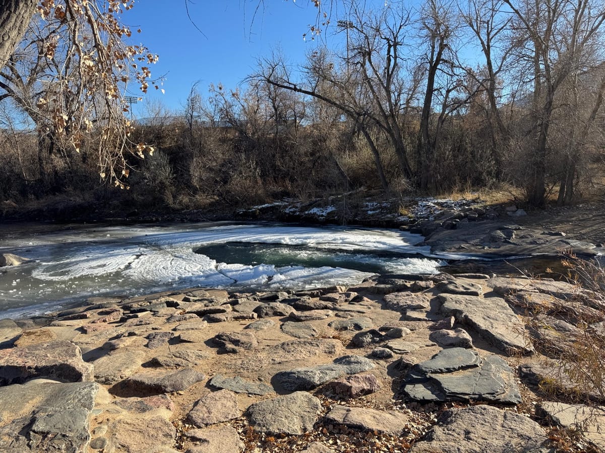 Whitewater Park in Winter