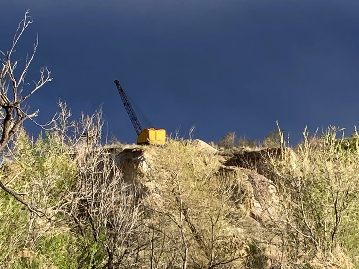A Peek at Fossil Trace (and its Clay-Mining Equipment)
